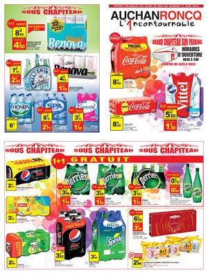 Folder Auchan Roncq - promotions et actions juin 2016