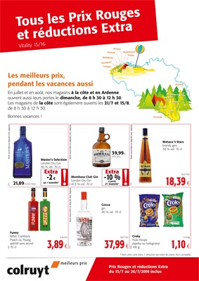 Folder Colruyt - Tous les Prix Rouges et réductions Extra