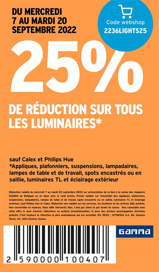 Coupon à imprimer Gamma - myShopi